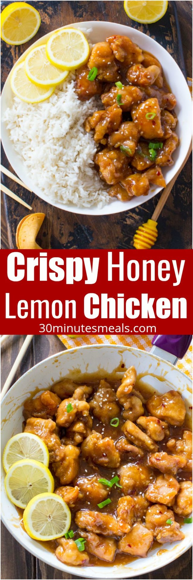 Crispy Honey Lemon Chicken - 30 Minutes Meals