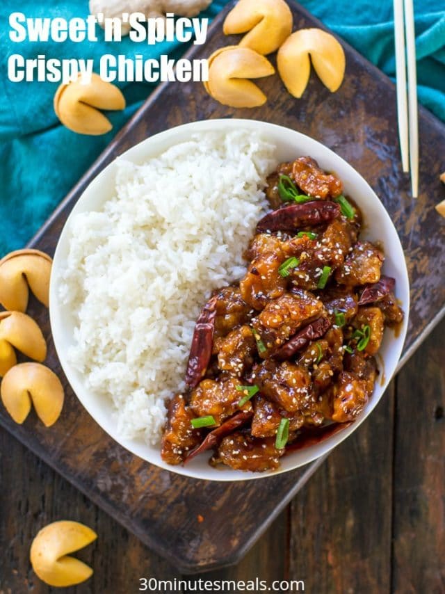 Sweet and Spicy Chicken Recipe: Easy & Quick [VIDEO] - 30 minutes meals