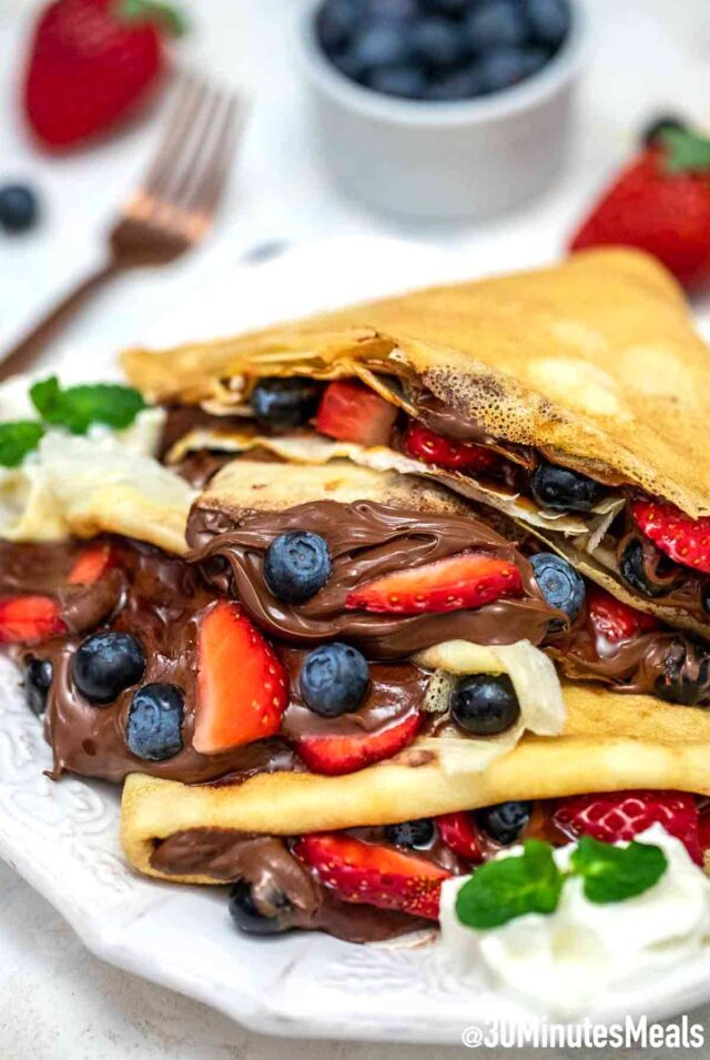 Easy Crepes Recipe - 30 Minutes Meals