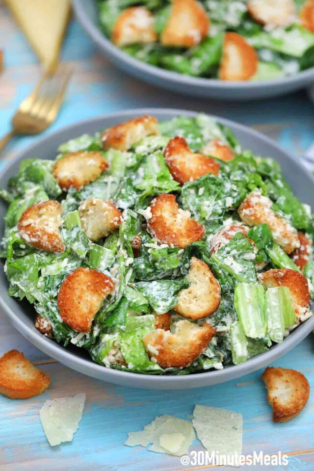 Homemade Caesar Salad Recipe - 30 Minutes Meals