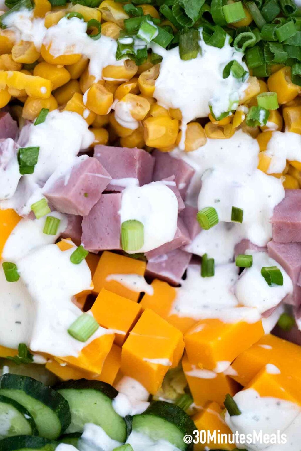 Chef Salad with Ham - 30 Minutes Meals