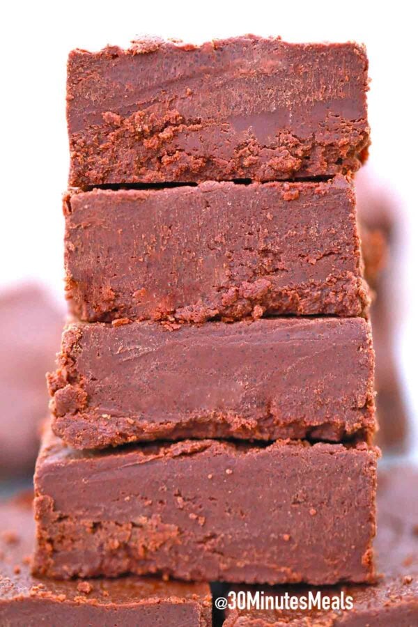 Quick Chocolate Fudge Recipe - 30 Minutes Meals