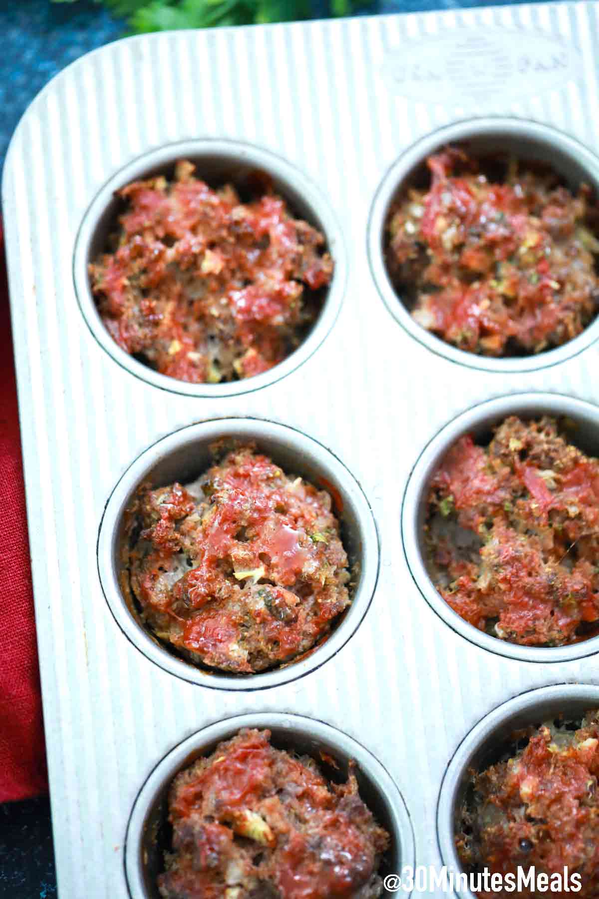 Meatloaf Muffins Recipe - 30 Minutes Meals
